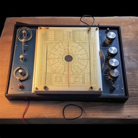 Premium Ai Image There Is A Very Old Radio With A Very Nice Design Generative Ai