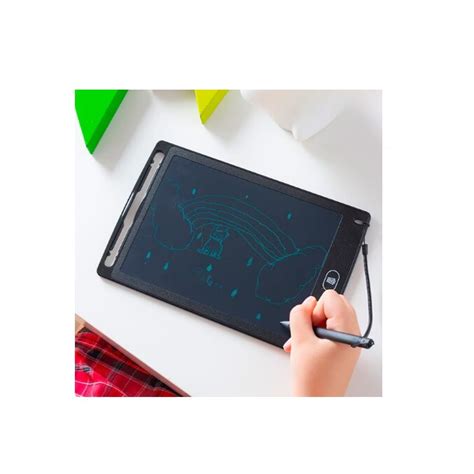 Детски Lcd таблет за рисуване ОМ Маркет С писалка Черен Emag Bg
