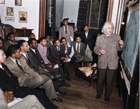 Picture Of Albert Einstein Teaching A Class In Pennsylvania In 1946 R
