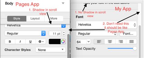 Macos Shadow In Nsscrollview In Mac Os X App Stack Overflow