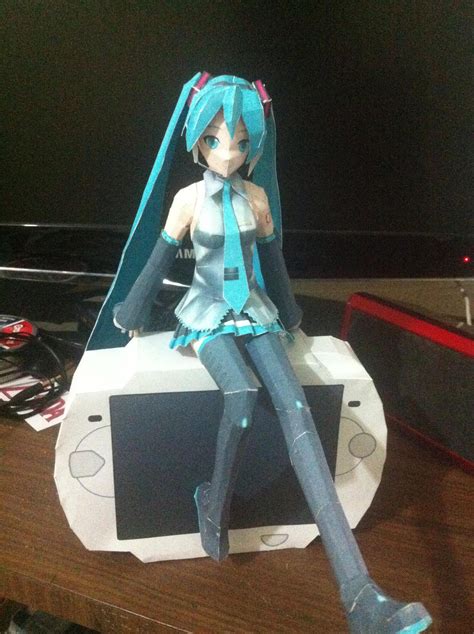 Hatsune Miku Papercraft Anime Vocaloid Papercraft Template Links A My XXX Hot Girl