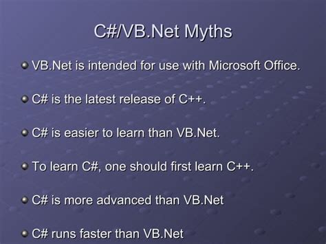 Intro Dotnet PPT