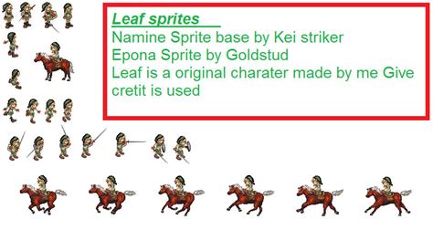 Leaf Sprites By Ultimekingdomheartsf On Deviantart