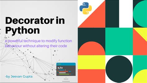 Python Decorators A Comprehensive Guide Tutorial