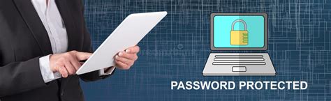 Password Protected Concept On A Computer Stock Image Image Of Privacy Access 87359579