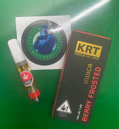 Krt Premium Vape Cart Gorilla Greens