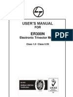 Er300p Trivector Meter User Manual Pdf Technology And Engineering