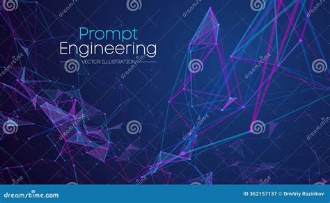 Prompt Engineering Ai And Data Visualization Cartoon Vector 348091725