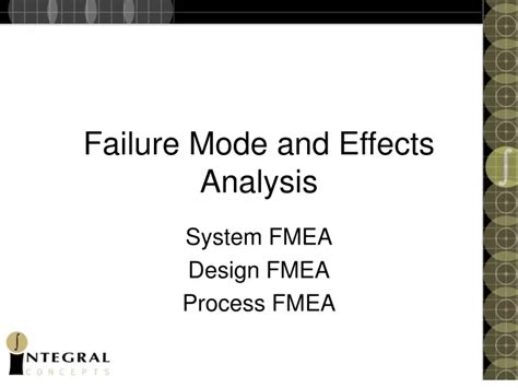 PPT Failure Mode And Effects Analysis PowerPoint Presentation Free Download ID 9335936