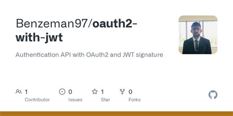 Github Benzeman Oauth With Jwt Authentication Api With Oauth And Jwt Signature