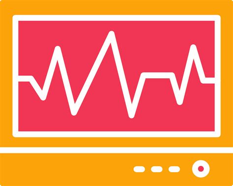 Ecg Vector Icon 41801555 Vector Art At Vecteezy