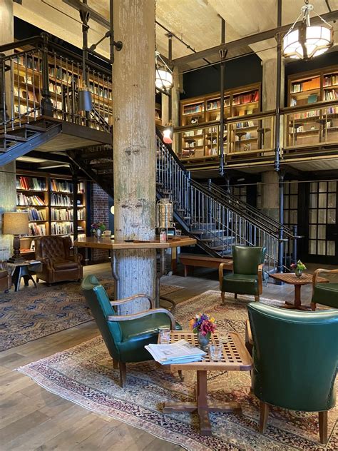 Bookstore Cafe Interior Cool Libraries Cozy Library Aesthetic