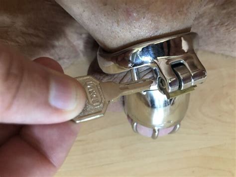 Permanently Locked Key Broke In Chastity Lock Lh123