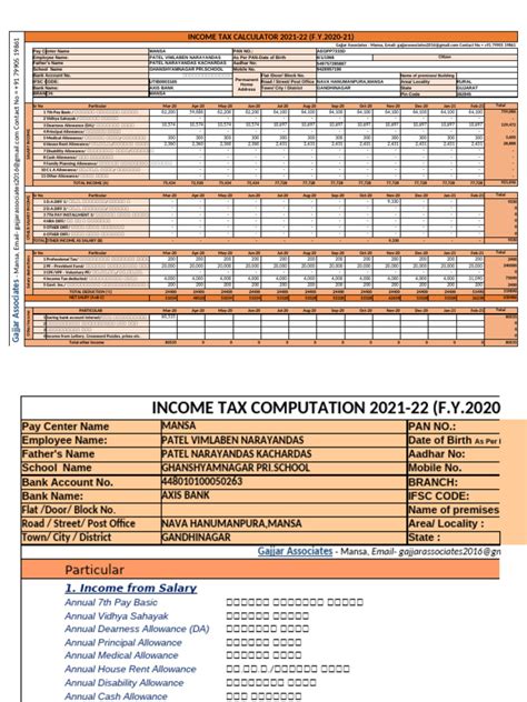 2020 21 Tax Calculator Vn Pdf