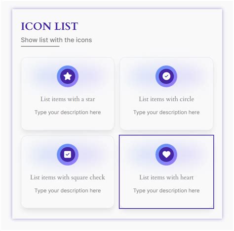 icon list block add icon based lists with custom styles wordpress plugin