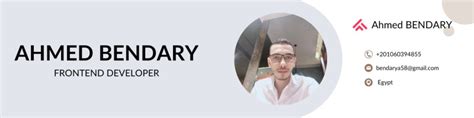 ‏ahmed Bendary‏ ‏ Frontend Developer Javascript Reactjs‏ Linkedin