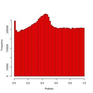 Empirical P Value Distribution Based On A Genome Wide Association Study Download Scientific