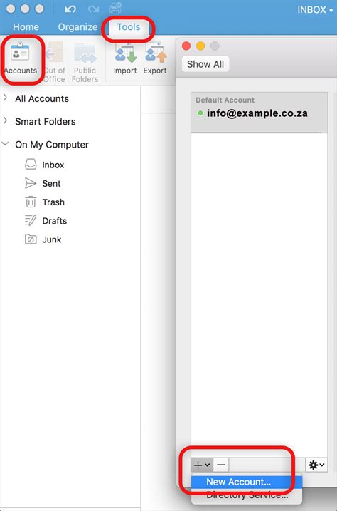 How To Set Up Email In Outlook 2016 For Mac Xneelo Help Centre