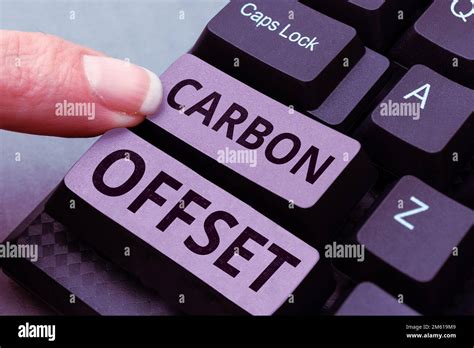 Conceptual Caption Carbon Offset Business Concept Reduction In
