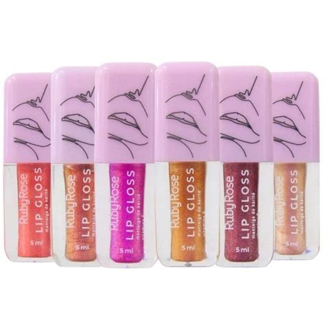 Lip Gloss Ruby Rose Flashlight Frasi Cosméticos