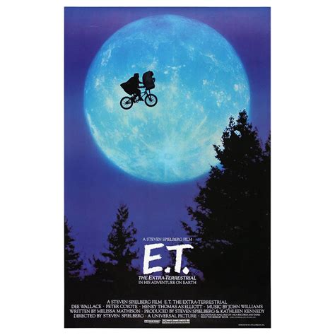 Et The Extra Terrestrial 1982 Poster For Sale At 1stdibs Et Poster 1982 Et Movie