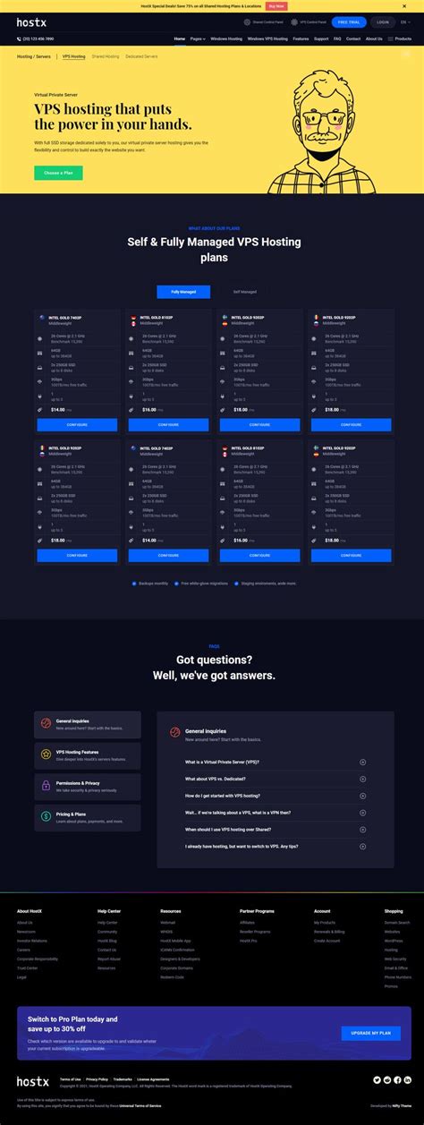 an image of a web page with the wordpress theme in blue yellow and black