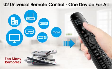 Sofabaton U2 Universal Remote With Smartphone App Long Range Infrared