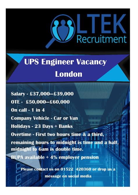 Ltek Recruitment On Linkedin Uninterruptiblepowersupply Powergeneration Ltekrecruitment