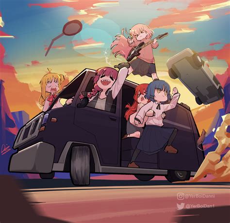 Gotoh Hitori Kita Ikuyo Ijichi Nijika Yamada Ryo And Hiroi Kikuri