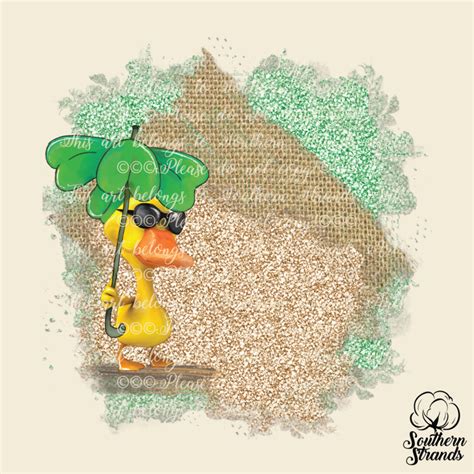 Glitter Duck Background Add You Own Words