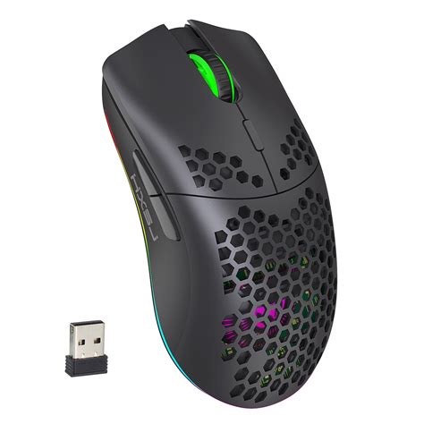 Buy Lightweight Wireless Gaming Mouse Rechargeable Computer Mouse With