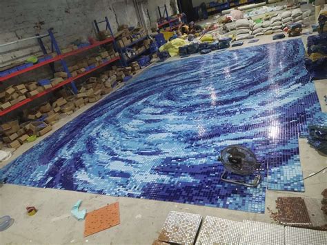 Glass Mosaic Pool Tile