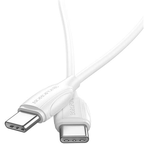 Borofone Bx19 Cable C To C 1m 60w Blanco
