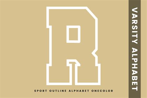 Modern Varsity Font Svg Varsity Fonts Varsity Jacket Svg Etsy