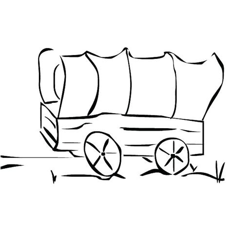 Pioneer Wagon Drawing Free Download On Clipartmag