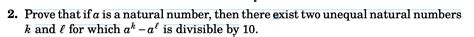solved prove that if a ﻿is a natural number then there