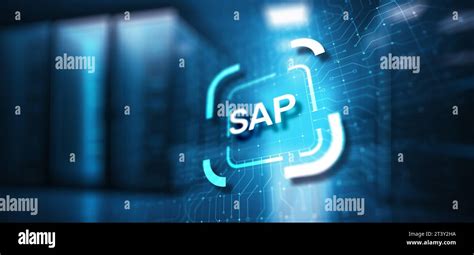 Sap Business Process Automation Software Erp Enterprise Resources Planning System Concept On