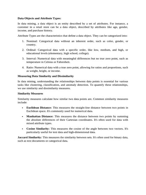 Data Objects And Attribute Types Pdf