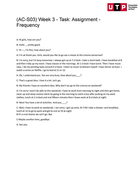 s3 ingles week 3 task assignment frequency ac s03 week 3