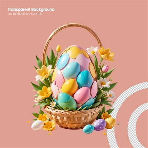 Premium Psd Psd Decorative Easter Eggs On Green Grass Illustration