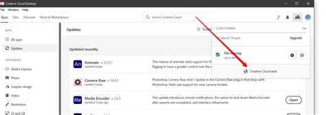 cloud not syncing on pc desktop from other devices adobe community