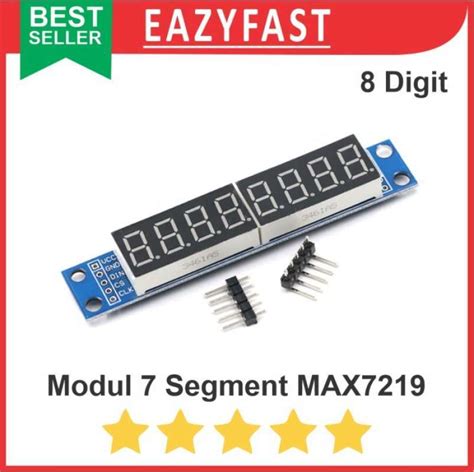Jual MAX LED Digit Seven Segment Module Modul Arduino Max Di Seller Eazyfast Store