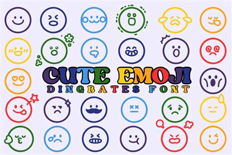 Cute Emoji Font