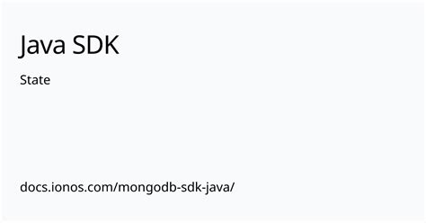 State Java Sdk
