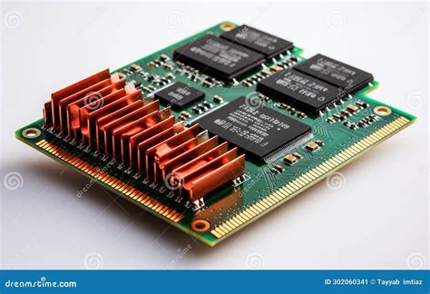Random Access Memory Ram Isolated On White Background Stock Illustration Illustration Of