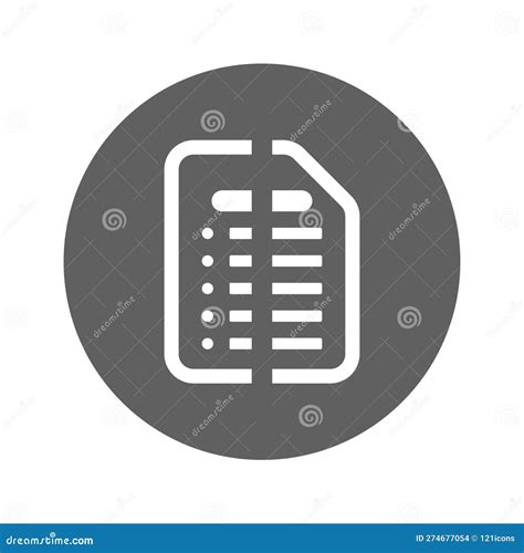 File Document Icon Stock Illustration Illustration Of Sheet 274677054