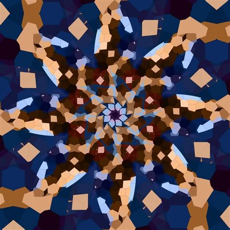 Premium Photo Seamless Abstract Square Pattern Symmetrical Round Pattern Authors Patterns