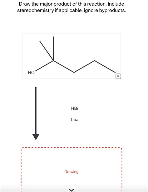 Solved Draw The Major Product Of This Reaction Chegg