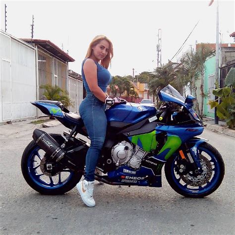 Yamaha R Motorcycle Girl Motorbike Girl Yamaha R