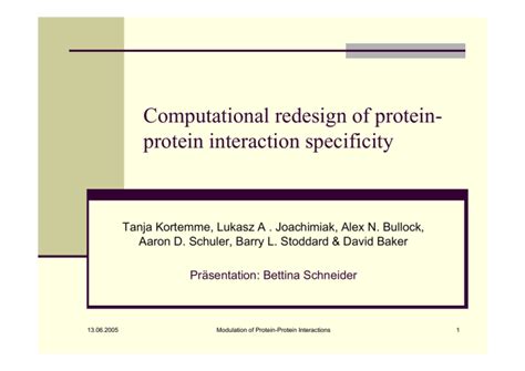 computational redesign of protein